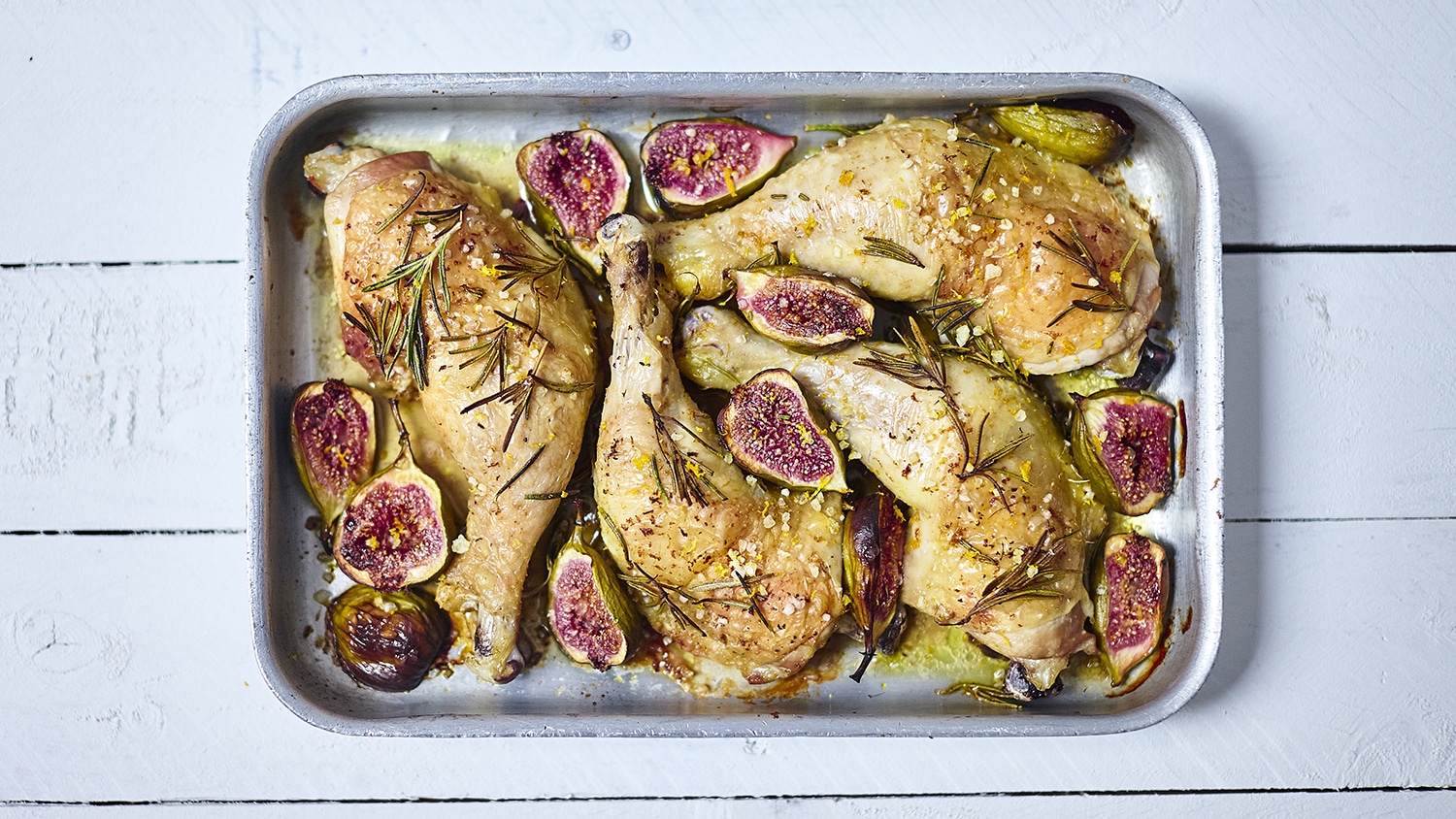 Roast chicken with rosemary salt & figs | Borough Market