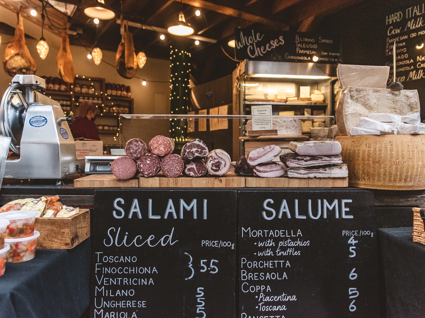 The Parma Ham and Mozzarella Stand | Borough Market