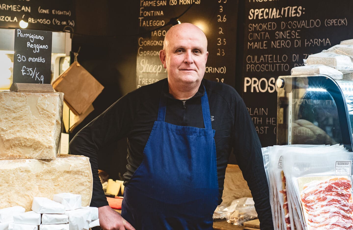 The Parma Ham and Mozzarella Stand | Borough Market