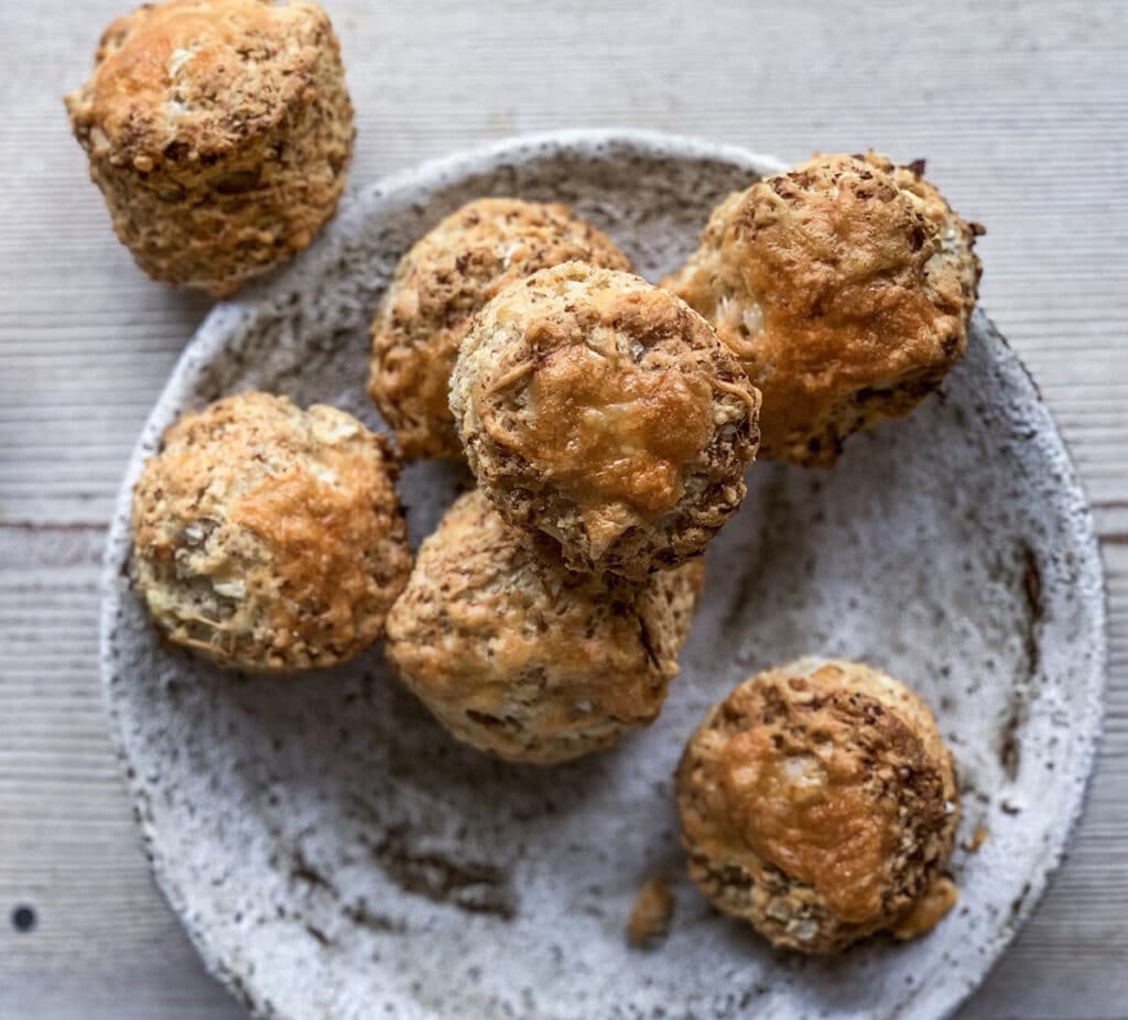 Wild garlic cheese scones | Borough Market
