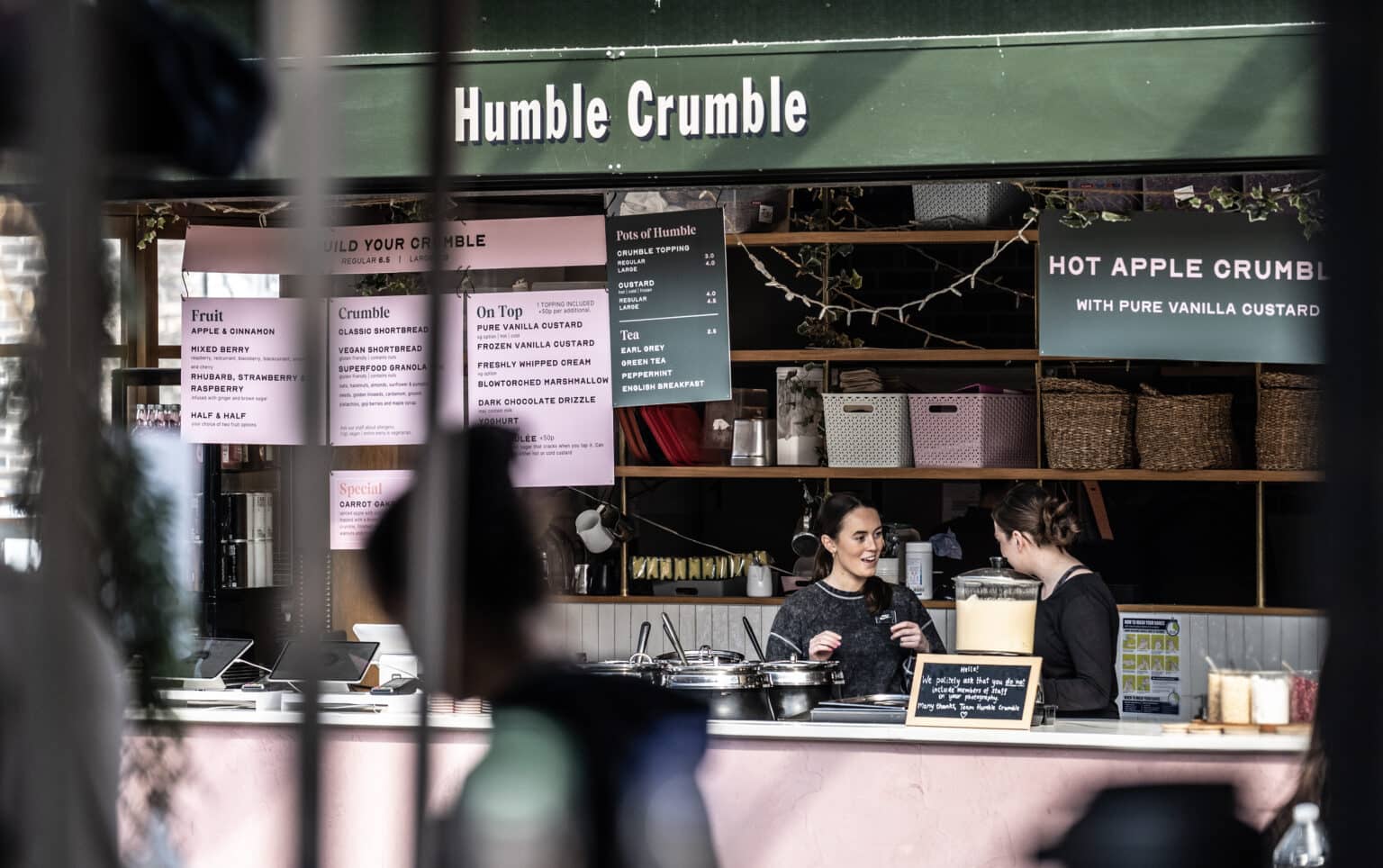 Humble Crumble ready-to-bake fruit crumbles | Borough Market