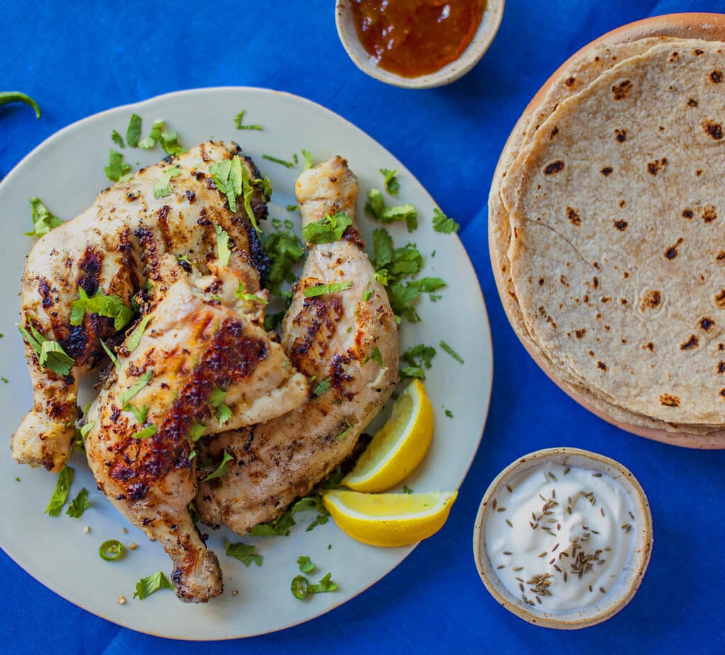 Barbecued barrel of hake with rosemary & garlic | Borough Market