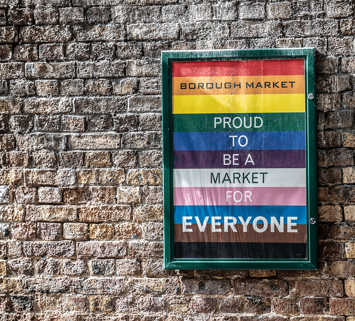 Free face painting for London Pride | Borough Market