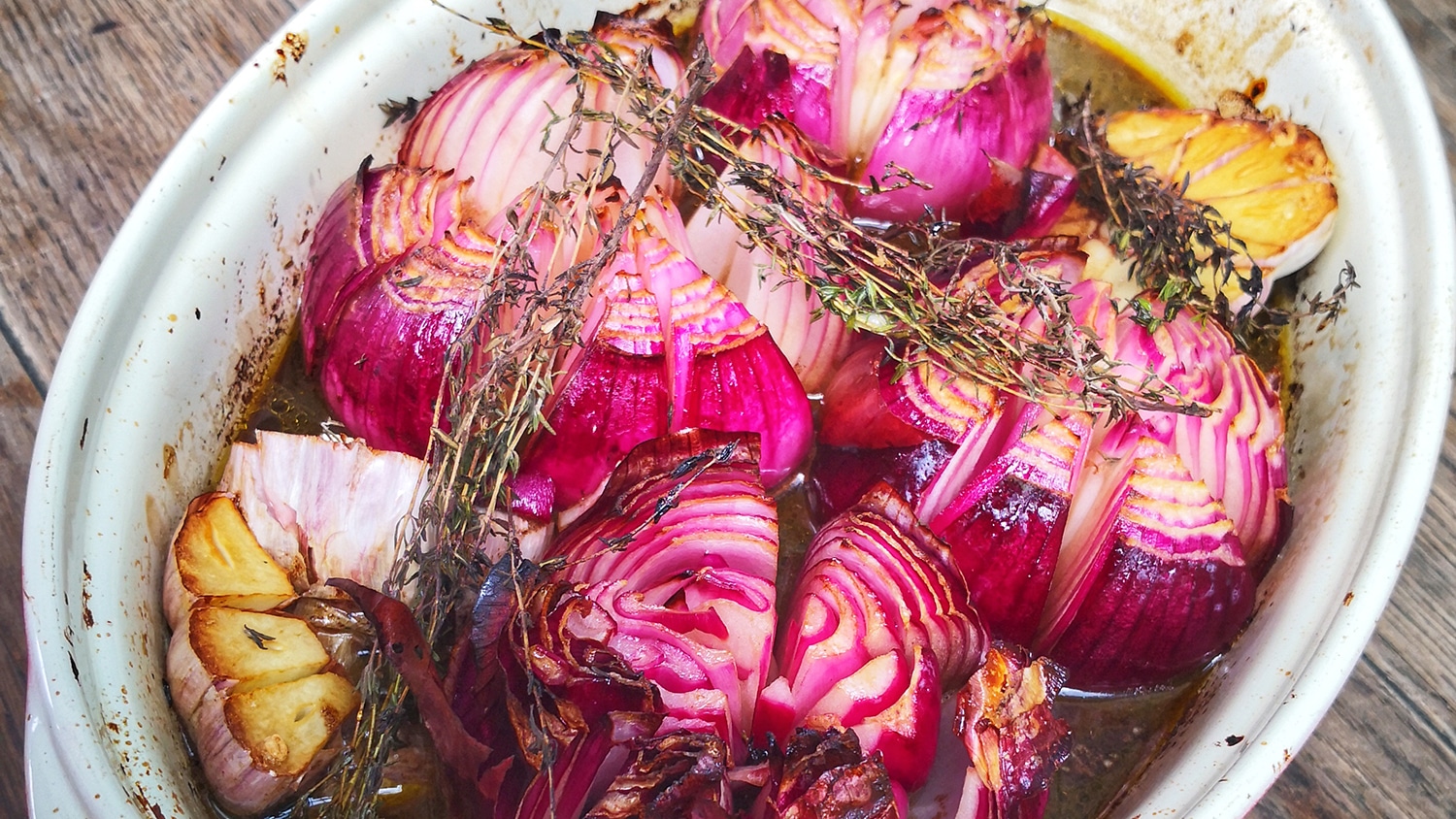 Roast onions with balsamic & dark ale | Borough Market
