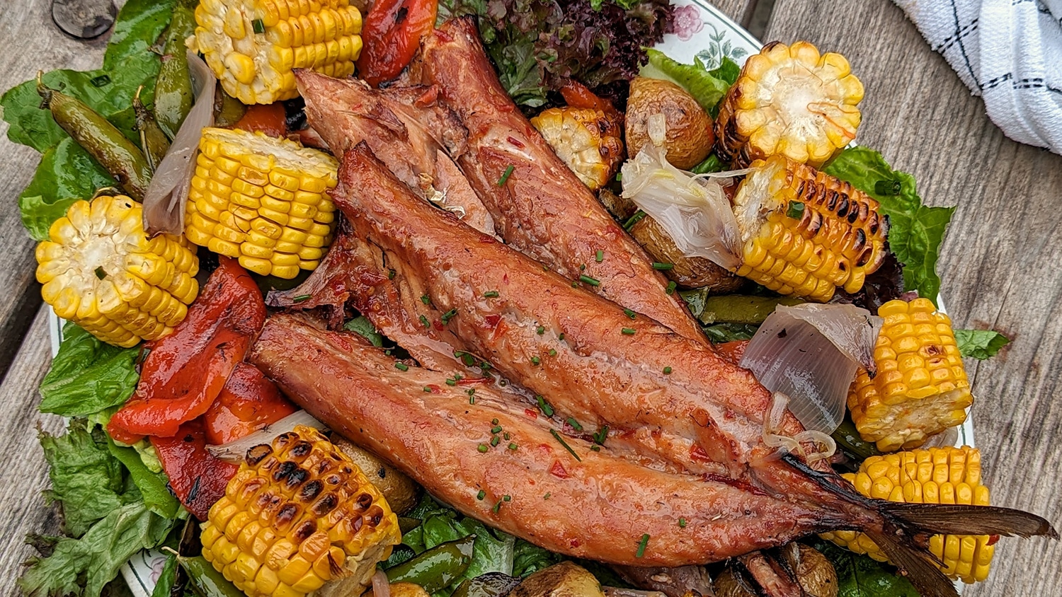 Scotch bonnet smoked mackerel salad | Borough Market