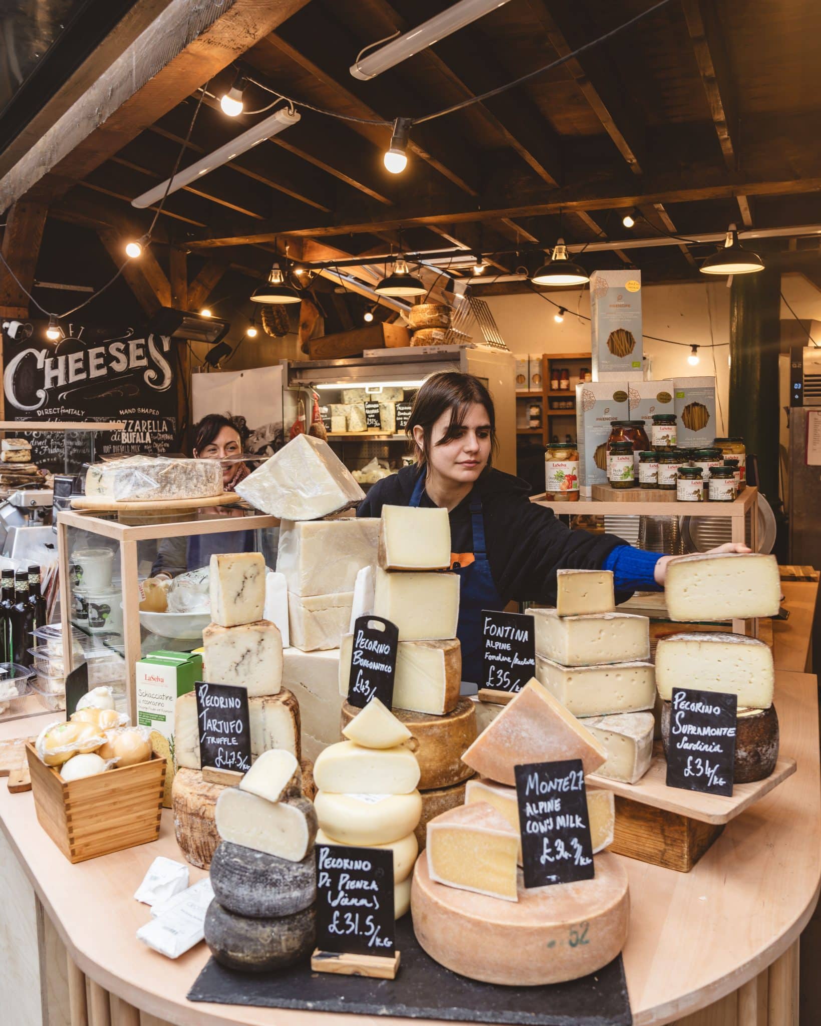 The Parma Ham and Mozzarella Stand | Borough Market