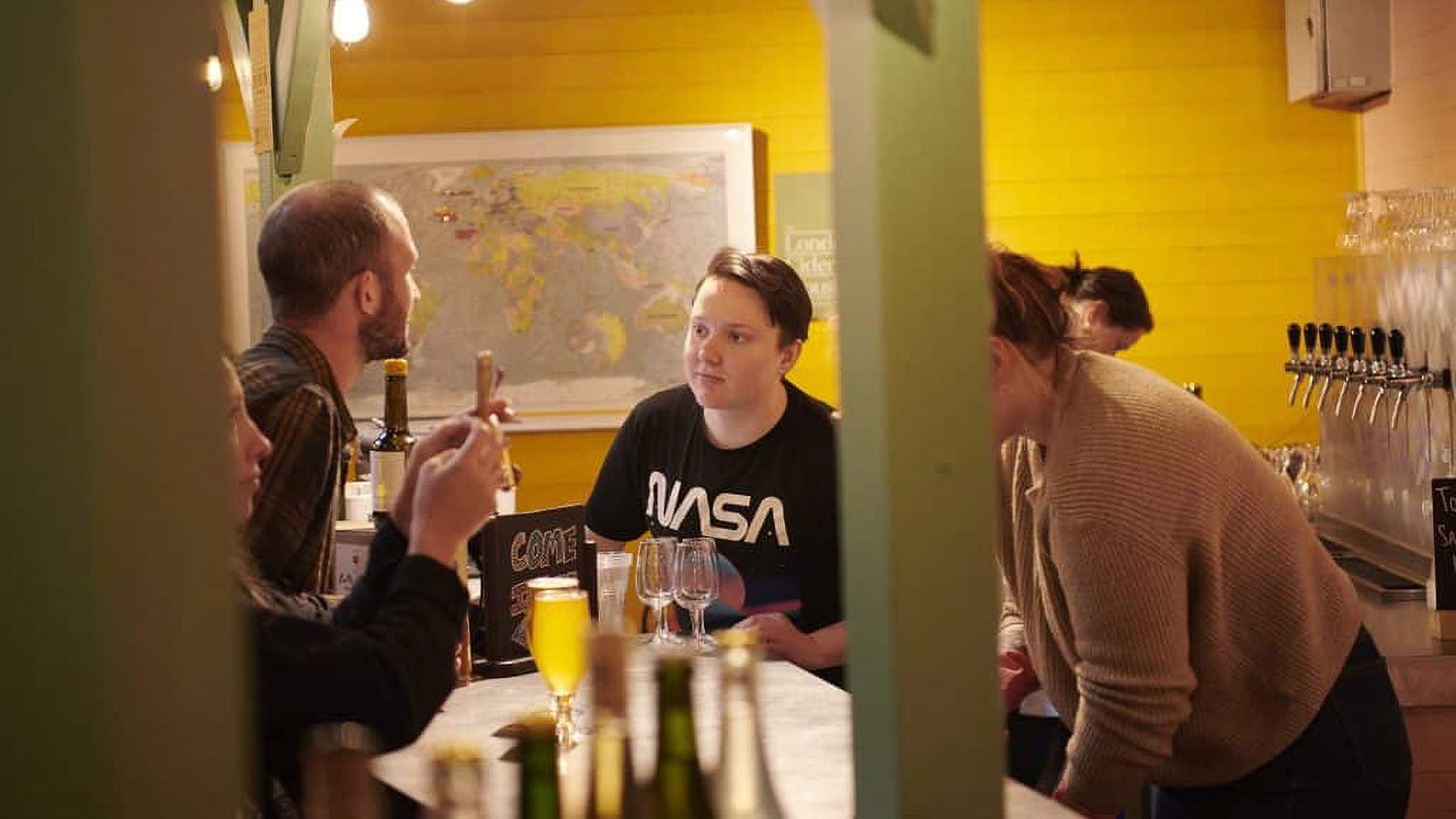 In cider trading | Borough Market